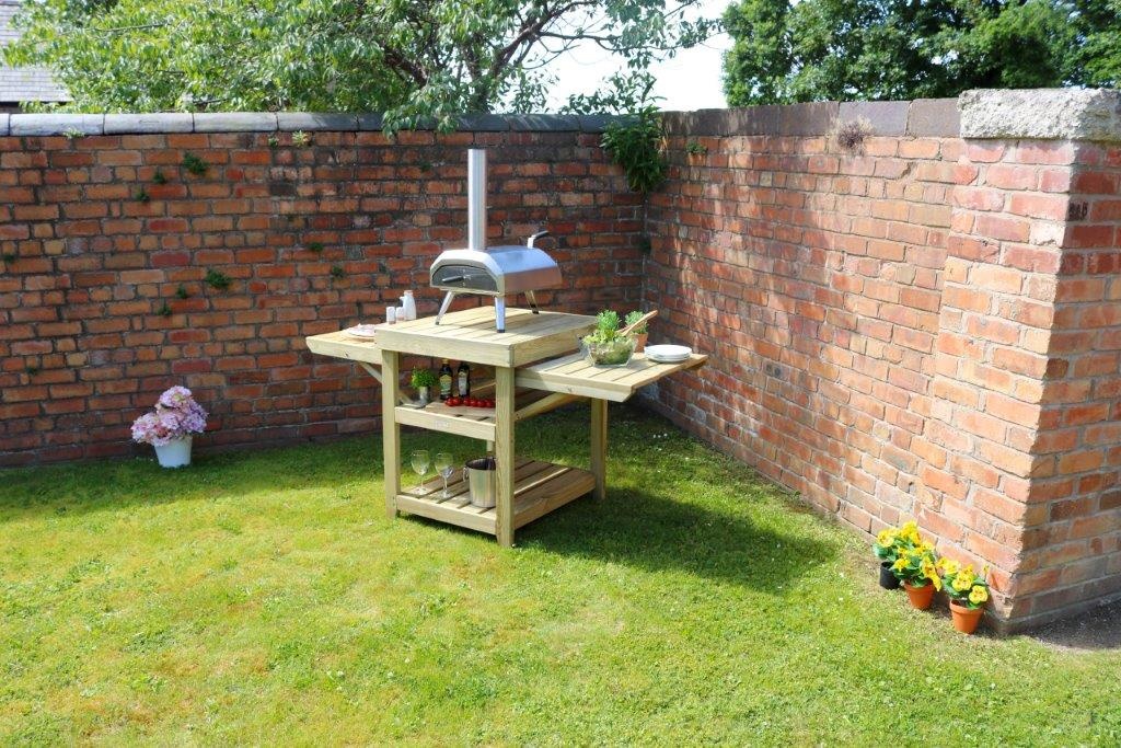 Zest Garden Wooden Pizza Oven Table | Downtown