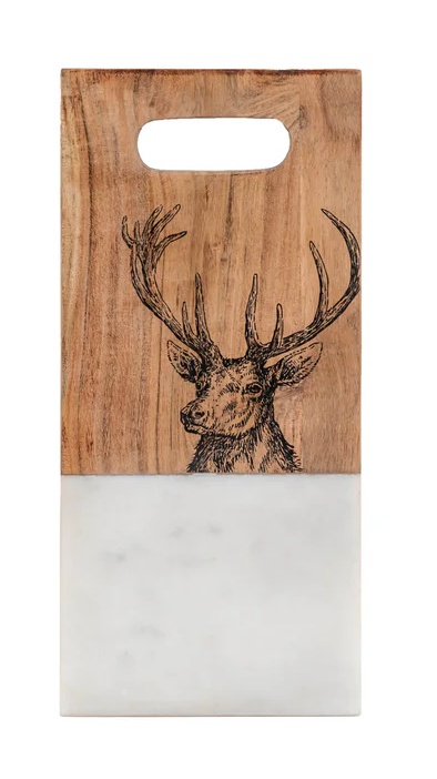 Stag Board Small White Marble 330x150x15mm | Downtown