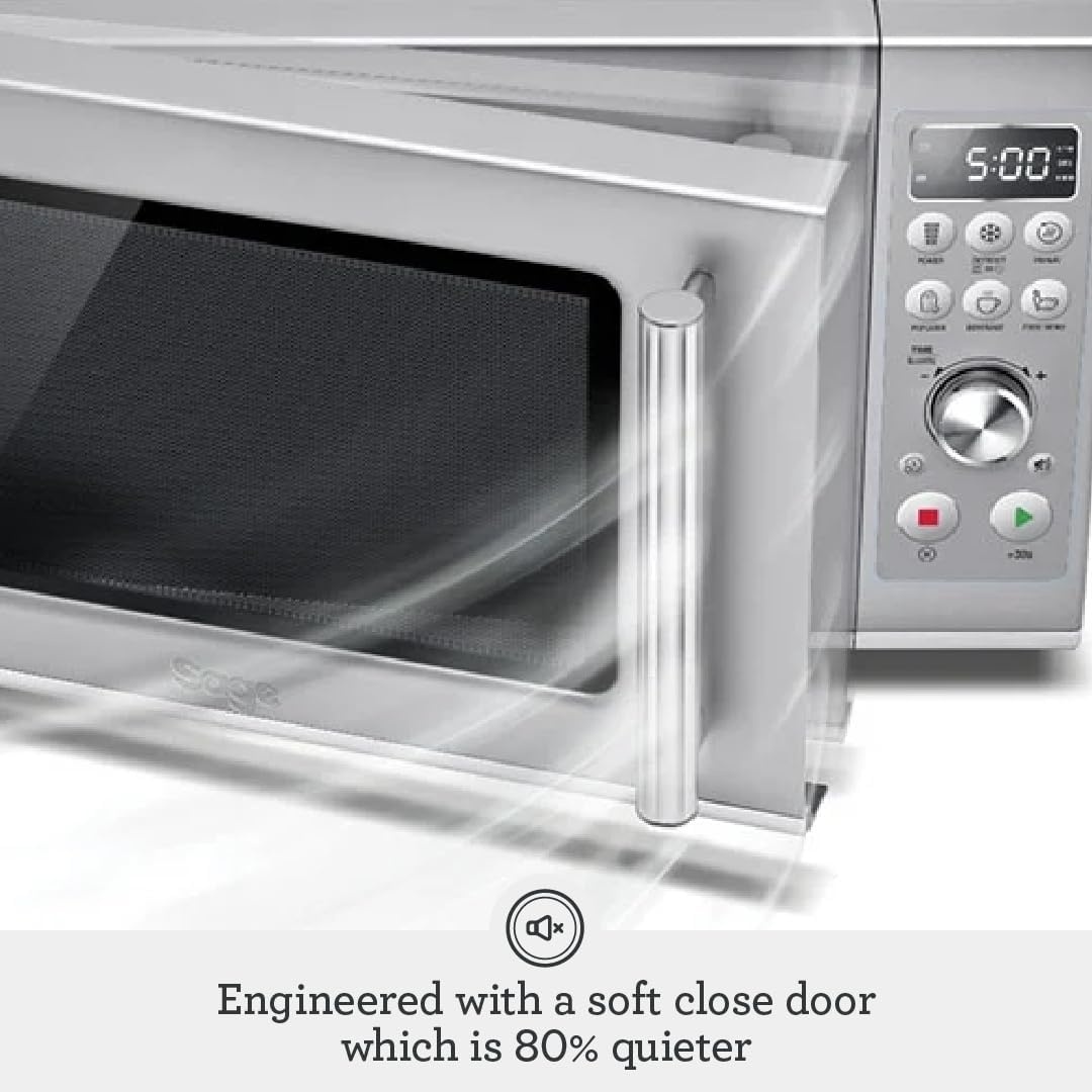 Sage SMO650SIL The Compact Wave 25L Microwave - Silver | Downtown