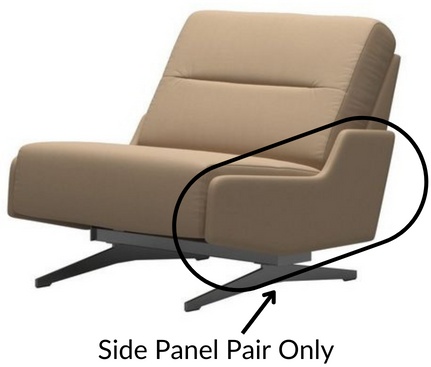Stressless Stella Side Panel Pair | Downtown