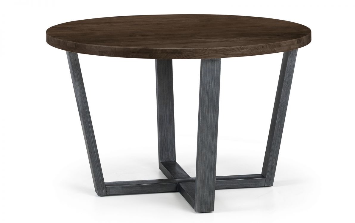 Julian Bowen Brooklyn Round Table - Dark Oak | Downtown