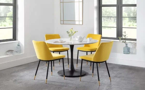Julian Bowen Holl& Round Pedestal Table | Downtown