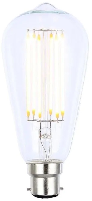 BHS Dimmable LED Vintage Lamp 6W BC Clear - Warm White | Downtown