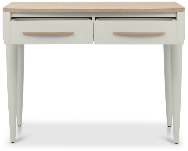 Delta Scandi Oak & Soft Grey Console Table | Downtown