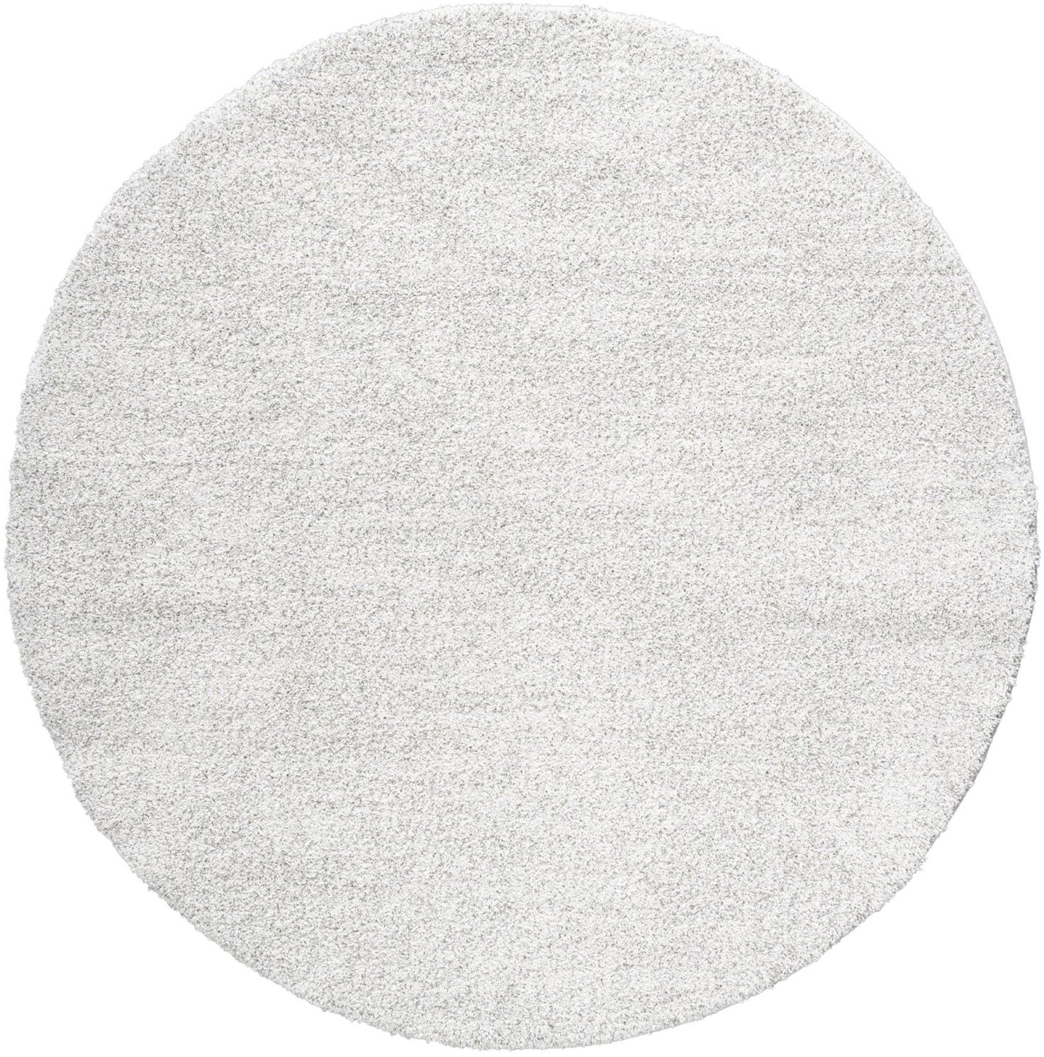 Mastercraft 023-0500/6242 Mehari Shaggy Round Rug - Cream | Downtown