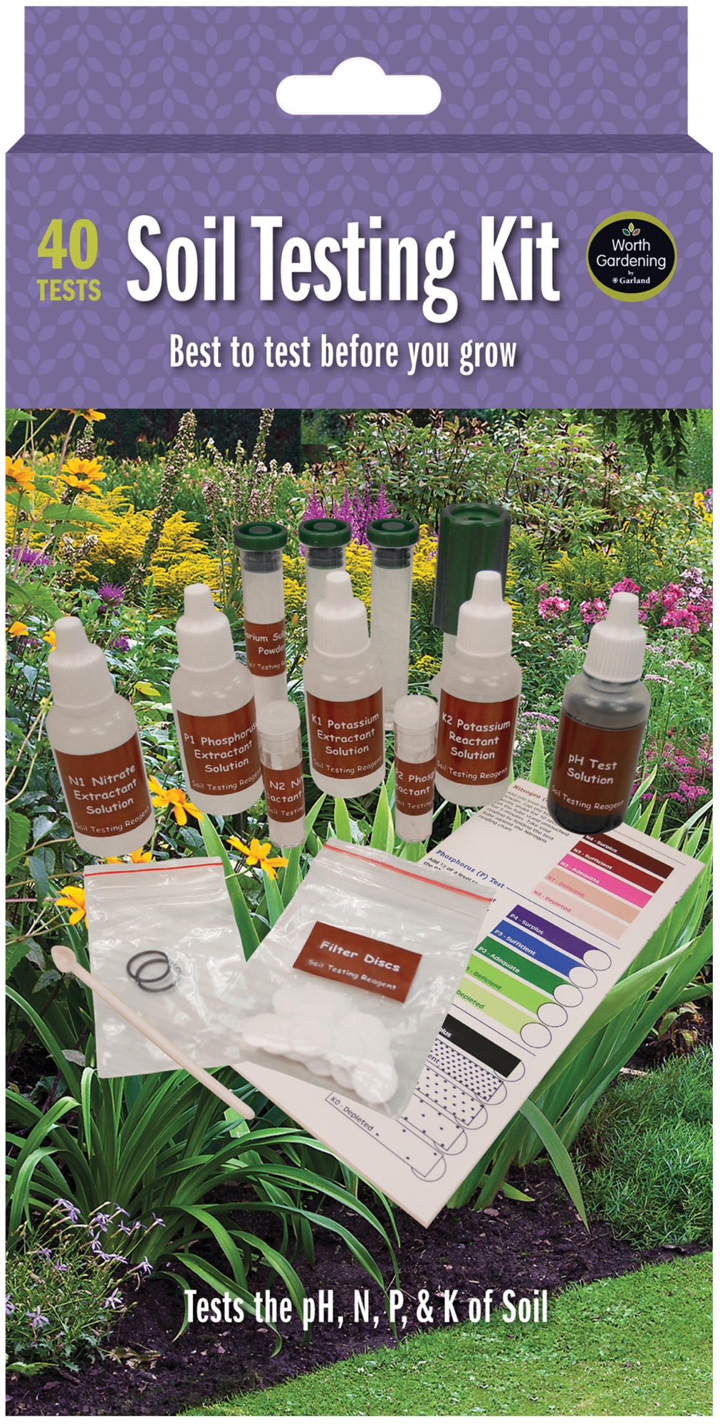 Garland Soil Testing Kit (40 Tests) | Downtown