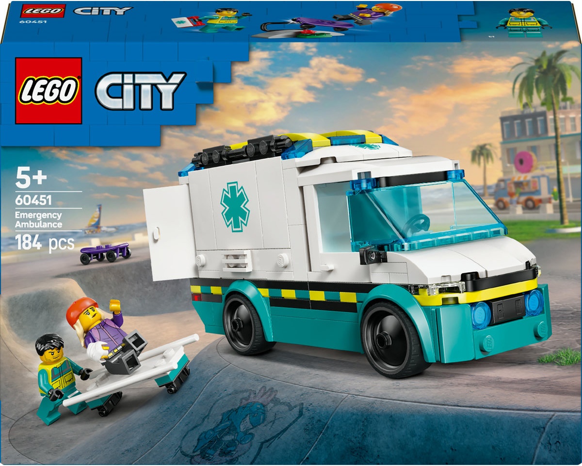 LEGO 60451 Emergency Ambulance | Downtown