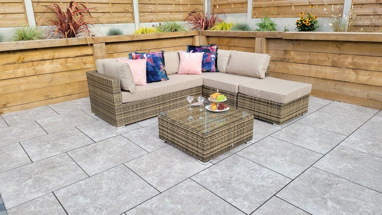 Signature Weave Savannah Corner Lounge Set - Natural | Downtown