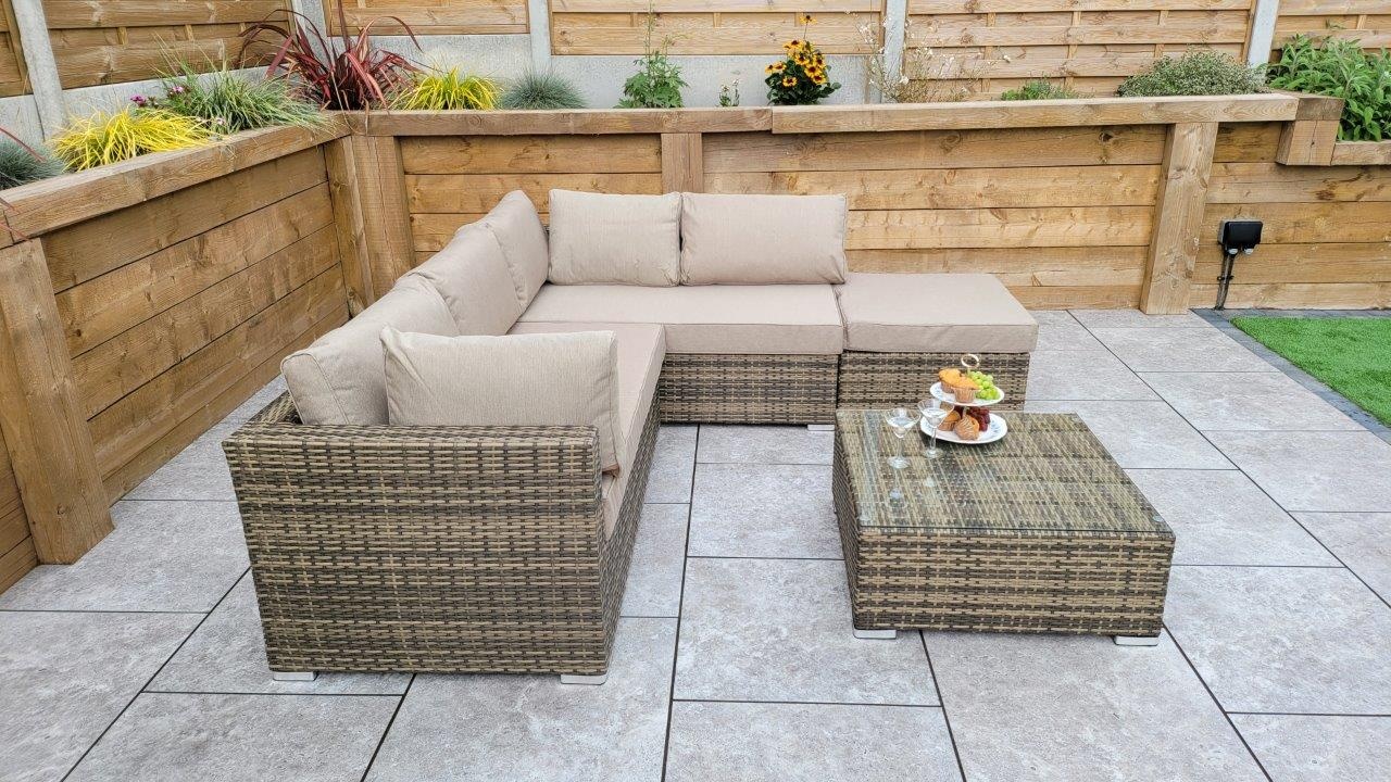 Signature Weave Savannah Corner Lounge Set - Natural | Downtown