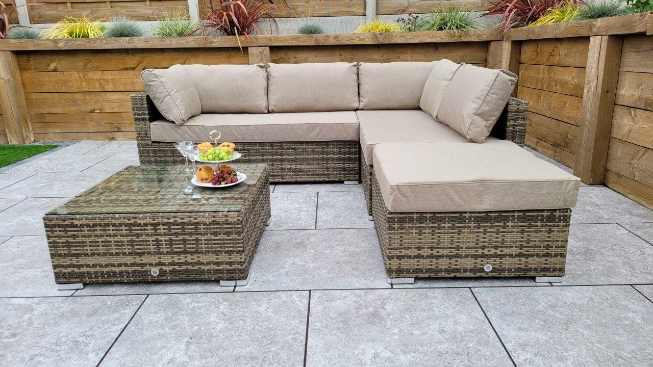 Signature Weave Savannah Corner Lounge Set - Natural | Downtown