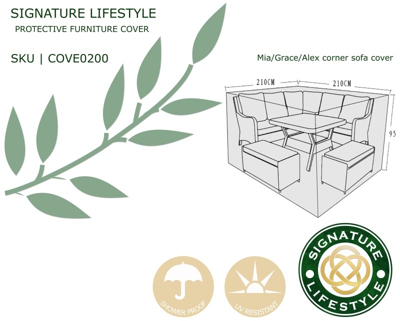 Signature Weave Cover For Alarna Corner Set | Downtown