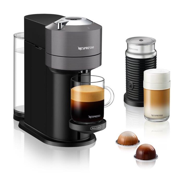 Nespresso ENV120.GYAE Vertuo Next Coffee Machine With Aeroccino - Grey ...
