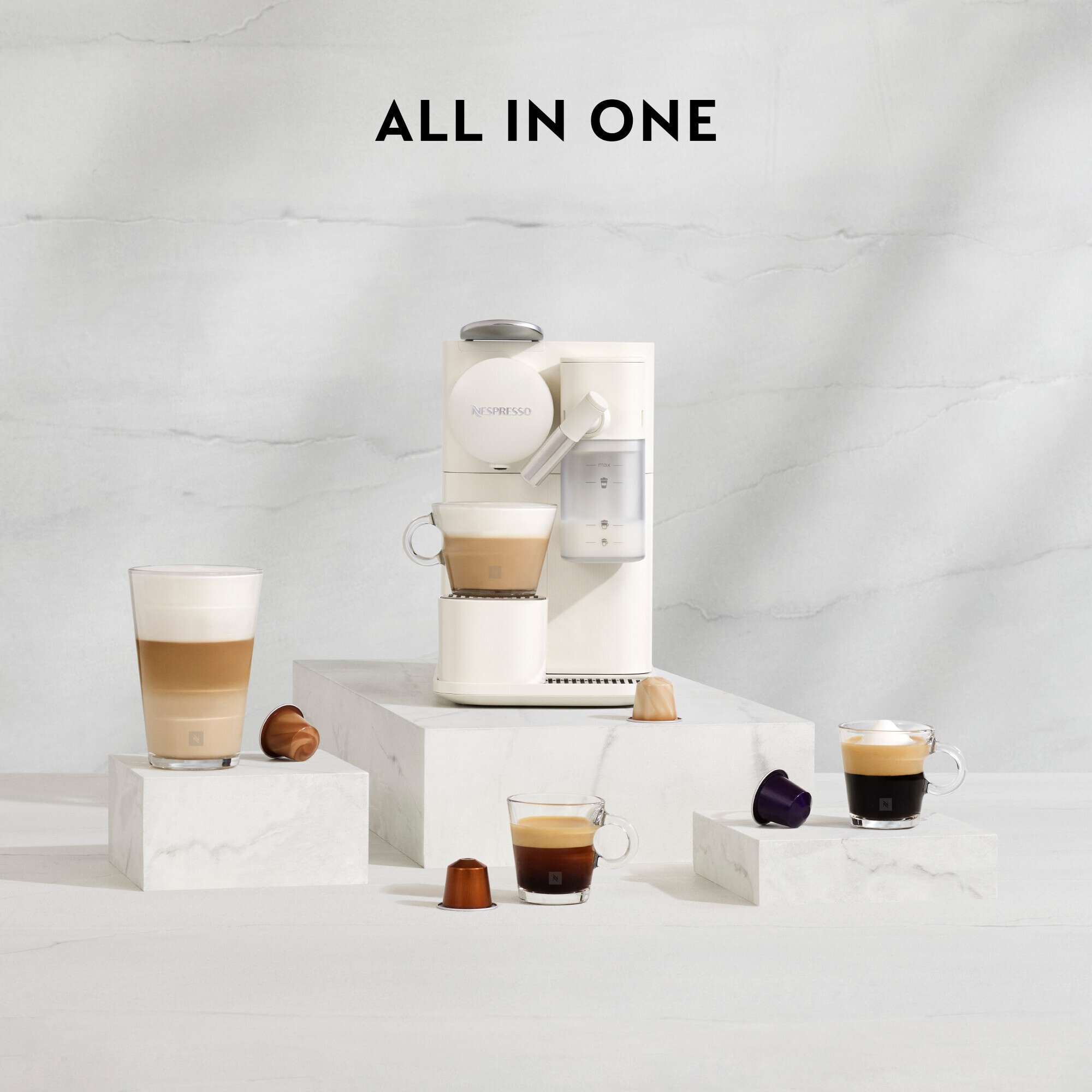 Nespresso EN510.W Lattissima One Coffee Machine - White | Downtown
