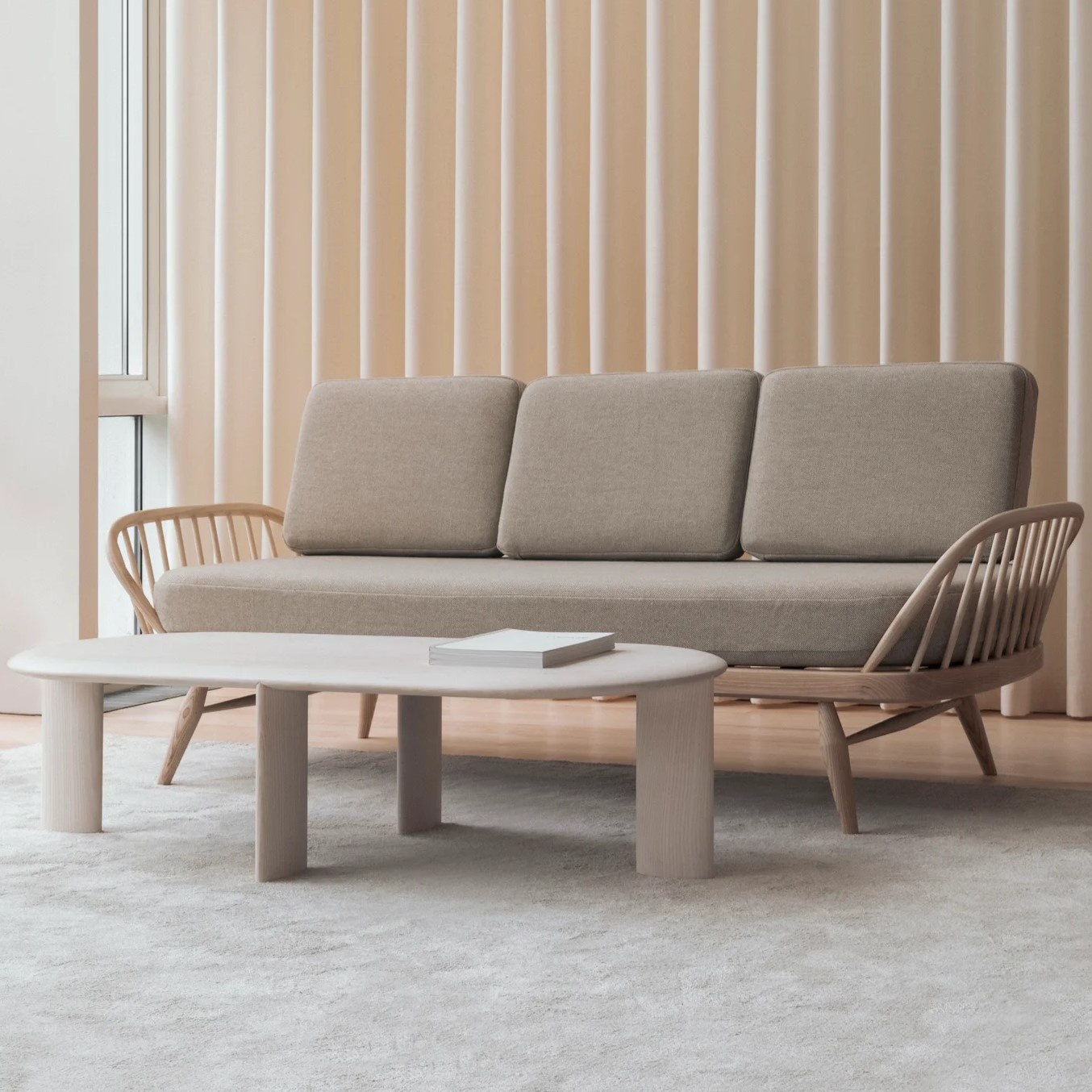 Ercol 3 Seater Studio Couch | Downtown