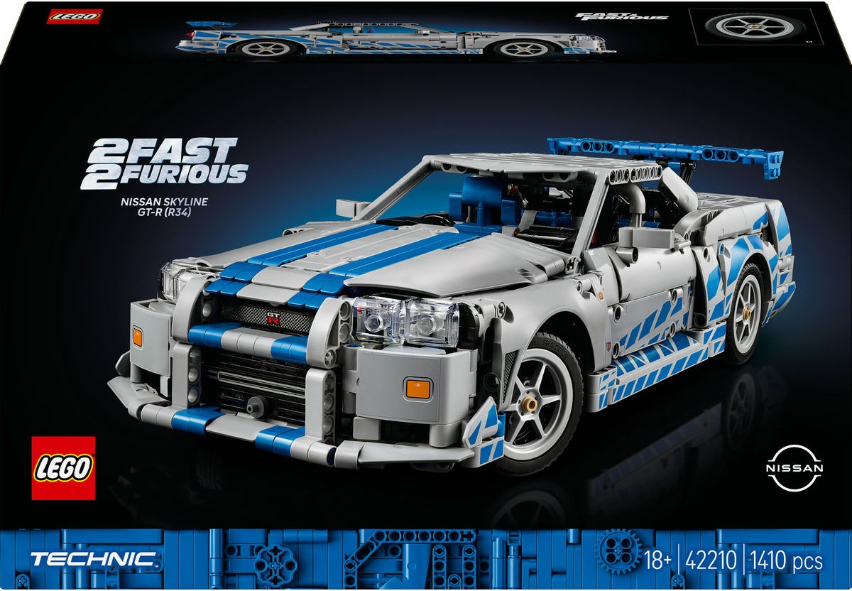 LEGO Technic 42210 2 Fast 2 Furious Nissan Skyline GT-R (R34) | Downtown