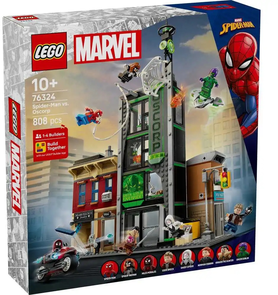 LEGO Marvel 76324 Spider-Man vs. Oscorp | Downtown