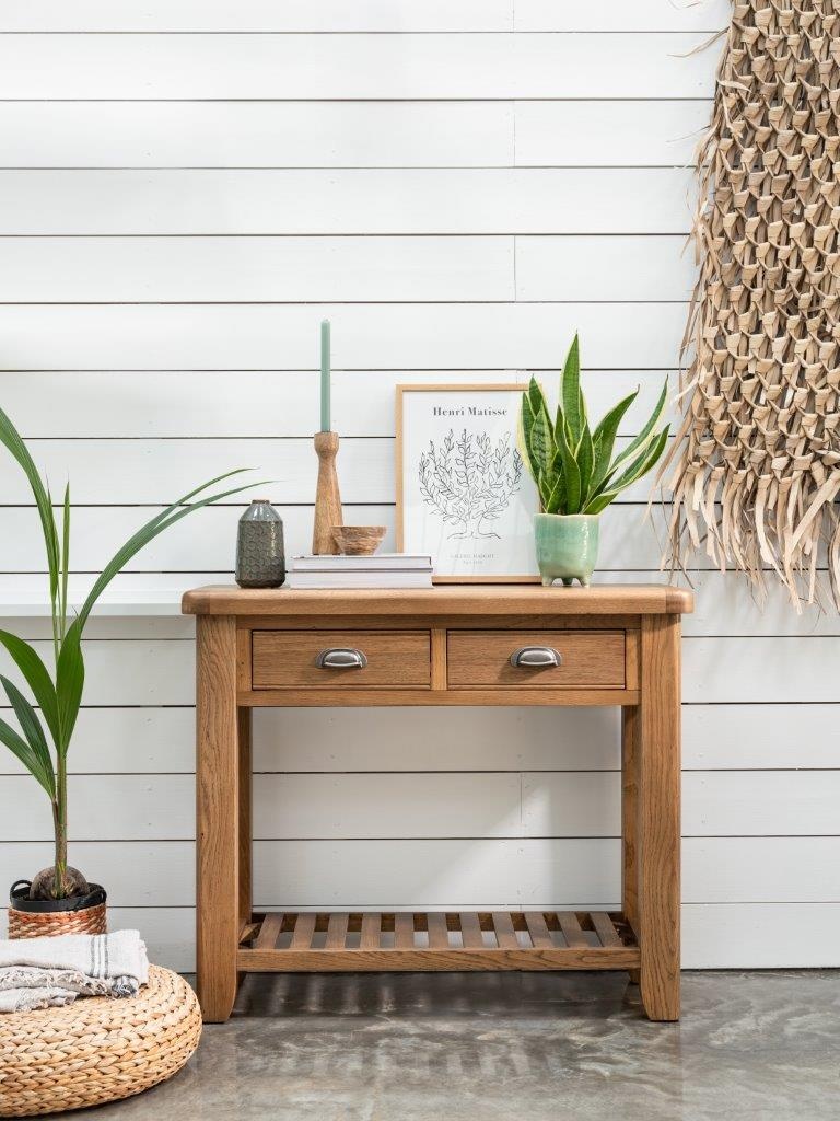 Juniper Oak Console Table | Downtown