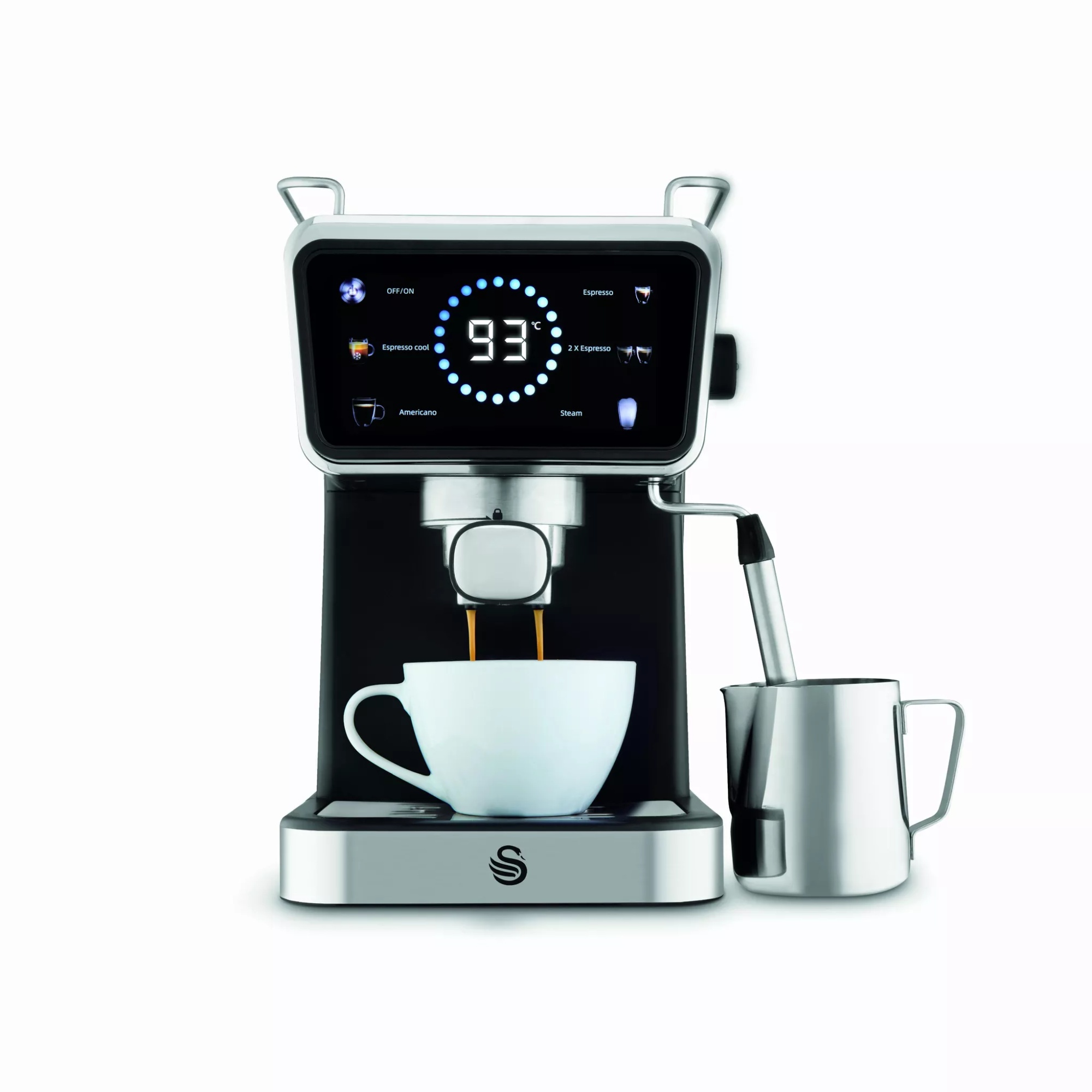 Swan SK22113BLK Digital Coffee Machine - Black | Downtown