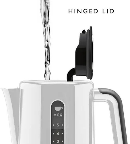Dualit 72122 Studio 1.5L Kettle - White/Grey & Chrome | Downtown
