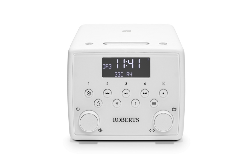Roberts Sound 49W DAB+/FM Bedside Radio W/ CD & Bluetooth - White ...