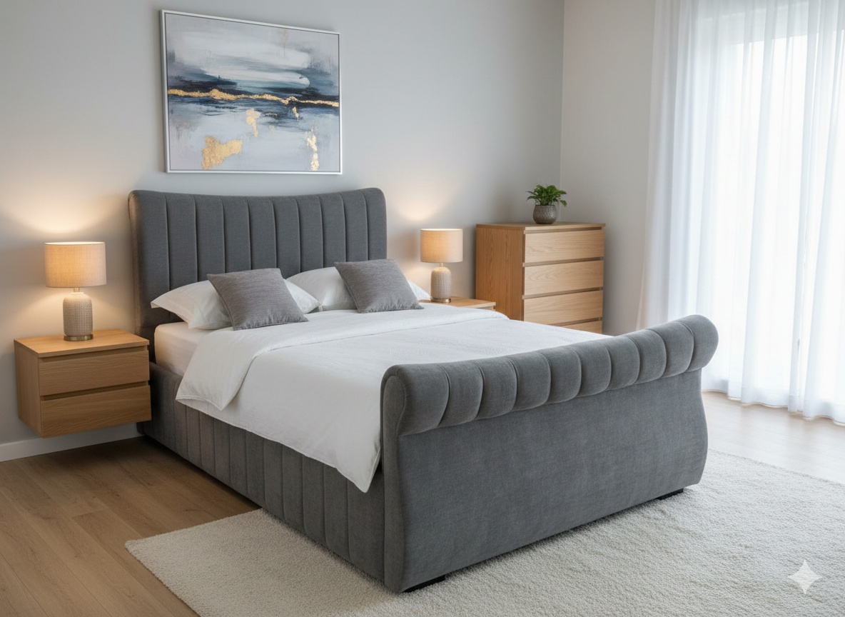 Highgrove Barking Side Lift Opening Ottoman Bed Frame | Downtown