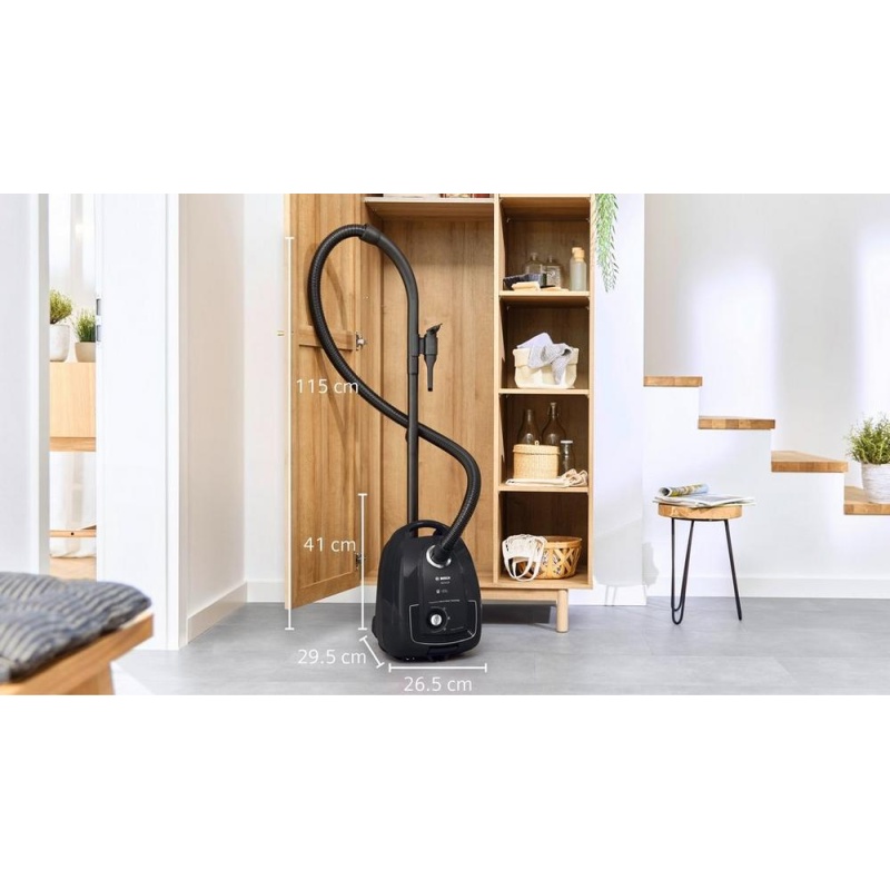 Bosch BGL38BA3GB Serie-4 ProEco 850W Bagged Cylinder Vacuum Cleaner ...