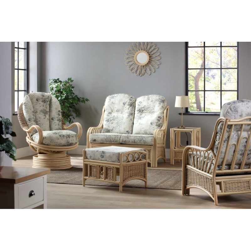 Desser Light Oak Laminated Swivel Rocker Chair | Downtown
