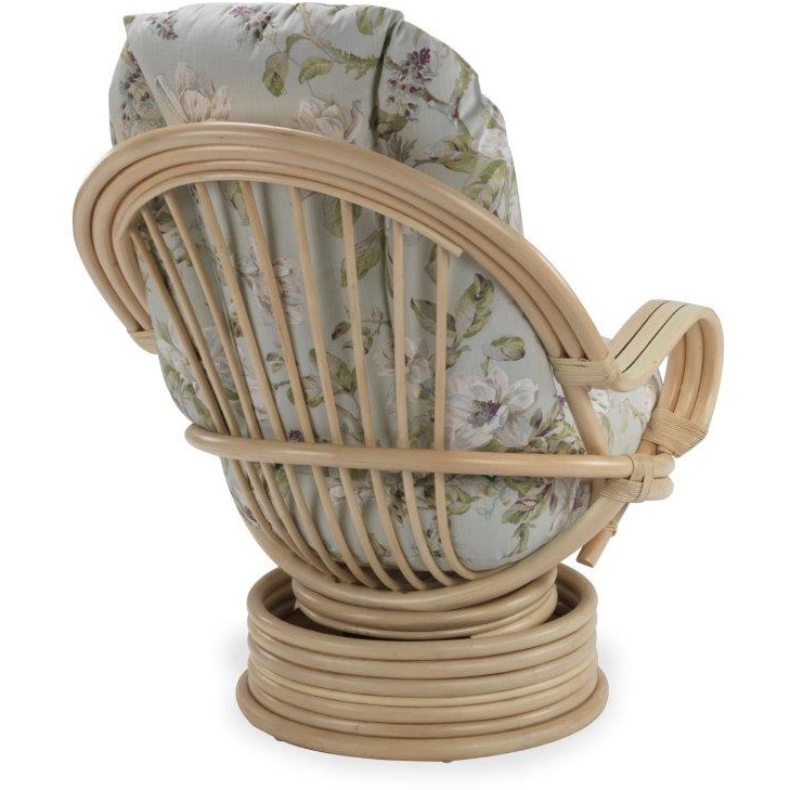 Desser Light Oak Laminated Swivel Rocker Chair | Downtown