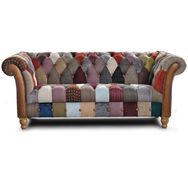 Jester Harlequin Patchwork 2 Seater Sofa