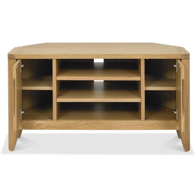 Jasper Oak Corner Entertainment/TV Unit | Downtown
