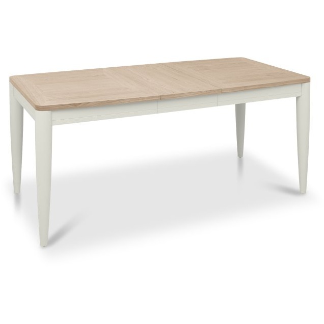 Delta Scandi Oak & Soft Grey 4-6 Seater Extending Dining Table | Downtown
